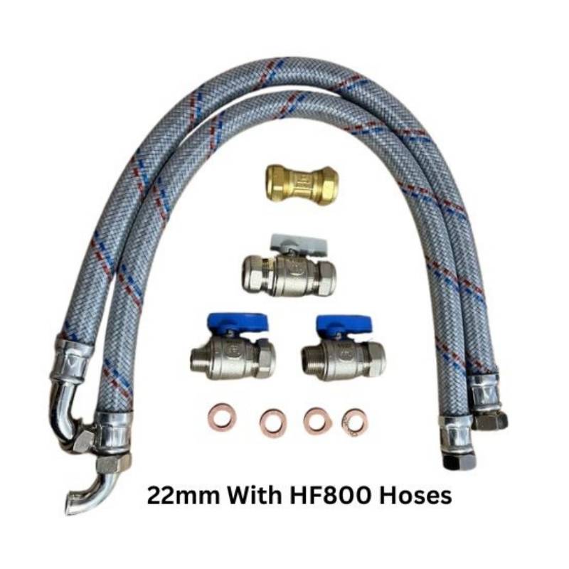 Water Softener Installation Kit 22mm Braided Hose — Regal Flow